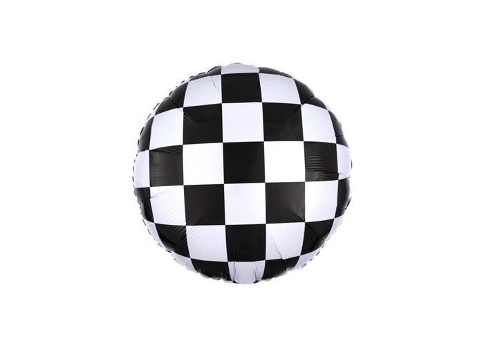 CHECKERBOARD FOIL BALLOON 13955-01