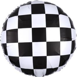 CHECKERBOARD FOIL BALLOON 13955-01