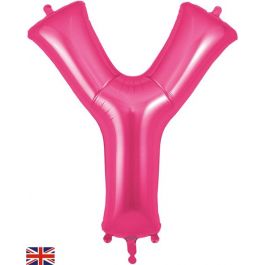 34" Letter Y Pink