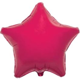 Fuchsia Star 18" Foil Unpackaged Oaktree