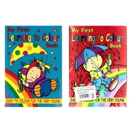 12 My First Learning to Colour Books