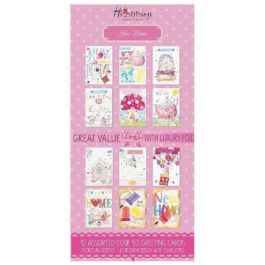 New Home Assorted Box of Cards 144/12Pks Heartstrings