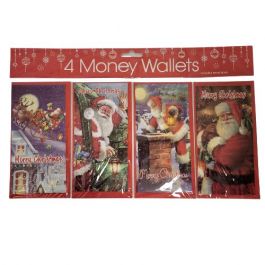 4 Money Wallets Trad Santa